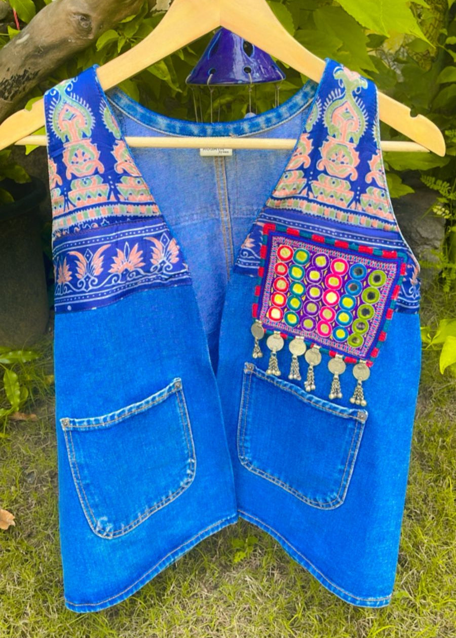 Rangrez Mirror Garden Vest – ROSAYA FASHIONS
